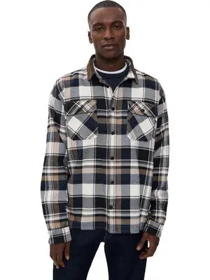 Barbour Grasmoor Relaxed Checked Shirt - Navy