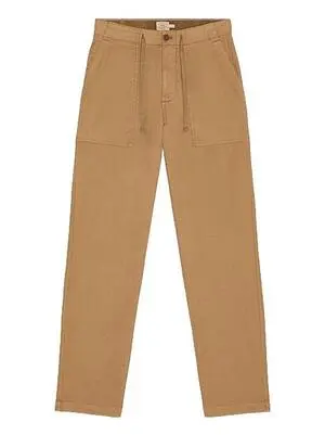 Faherty Brand Dune Utility Pant - Wood Bark