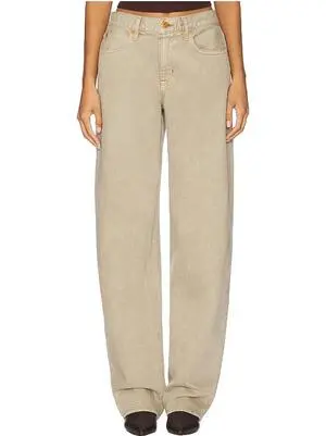 SLVRLAKE Tess Long Jeans - Sand Dune