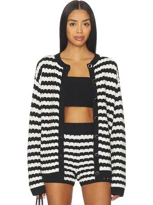 Show Me Your Mumu Inez Cardigan - Black & White