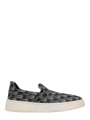 Bally Slip-on Patterned Trainers - Blue