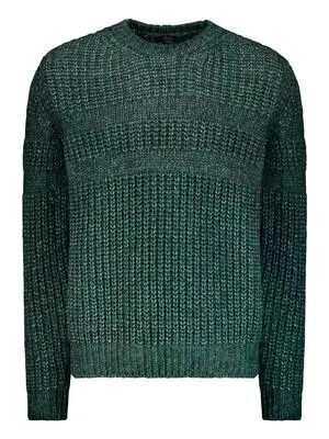 Herno Ribbed Crew-neck Sweater - Green