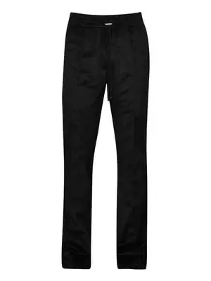 Amiri Velvet Flare Track Pant - Black
