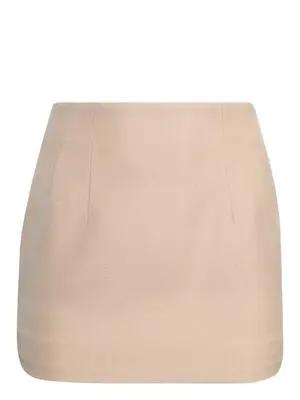 Wardrobe.NYC Contour Mini Skirt Khaki
