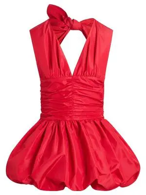 PATOU Halterneck Mini Dress - Red