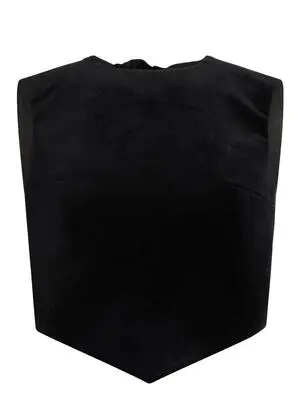 PATOU Scarf Top - Black