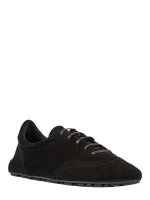 Aquatalia Qrystal Weatherproof Sneakers - Black Suede