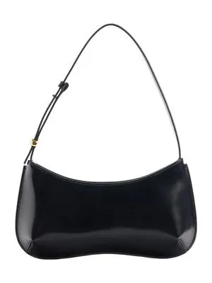 Jacquemus Le Bisou Leather Shoulder Bag - Black 990