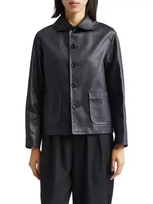 Tao Comme Des Garçons Boxy Satin Jacket - Black
