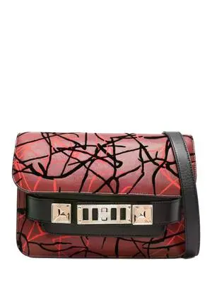 PROENZA SCHOULER Scribble-Print Clasp Shoulder Bag