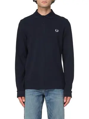 Fred Perry Polo Shirt Men Blue