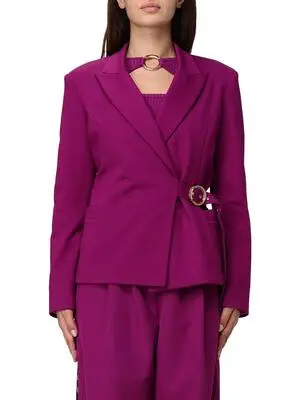 Just Cavalli Belted Jacket - Violet