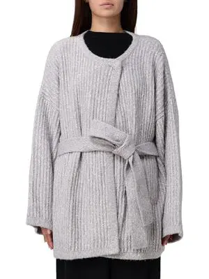 See By Chloé Belted Knit Cardigan - Grey