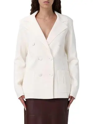 Elisabetta Franchi Double-breasted Jacket - Milk