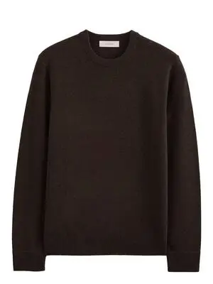 Everlane Cashmere Crew Neck Sweater - Americano Brown
