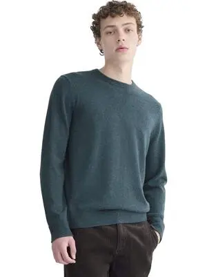 Everlane Cashmere Crew Neck Sweater Heathered Dark Teal