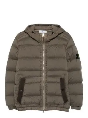 Stone Island Down Jacket - Green