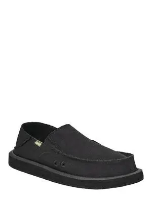 Sanuk Donny Canvas Slip-on - Blackout
