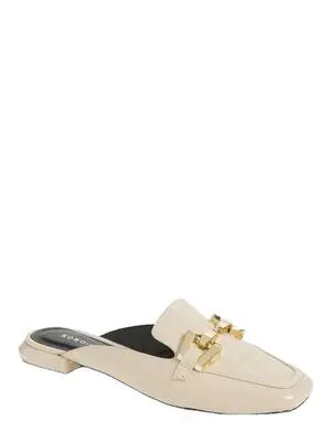 KOKO + PALENKI Sagee Patent Leather Mules - Beige Patent