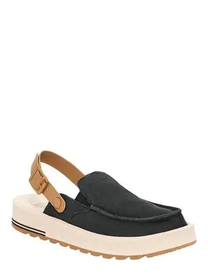 Sanuk Donna Mesa Slingback Mule Black
