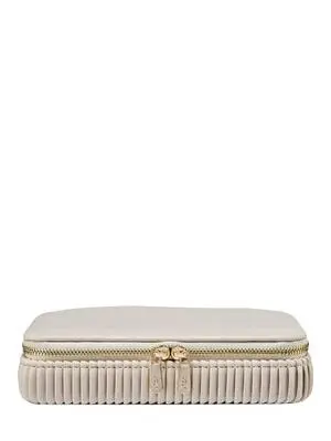 Wolf Bella Jewellery Zip Case Bone