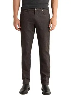 BRAX Cadiz Woolook Straight Leg Pants Brown