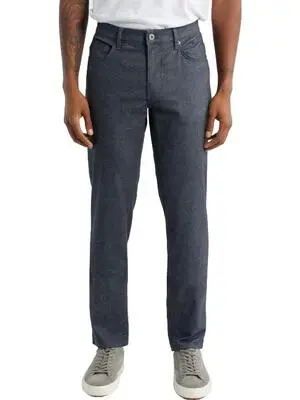 BRAX Cadiz Woolook Straight Leg Pants Smoke Blue