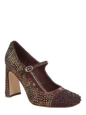 CIRCUS NY BY SAM EDELMAN Elora Glitz Mary Jane Pump - Golden Pear/plum Multi