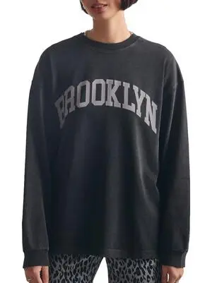 Brooklyn Industries Cotton Crewneck Sweatshirt - Black