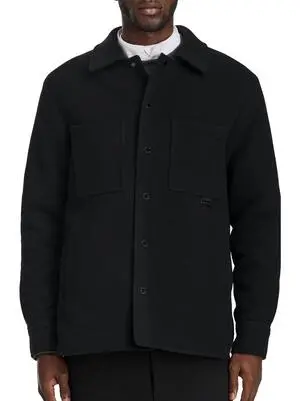 Canada Goose Atikinson Wool-Blend Shirt Jacket Black - Noir