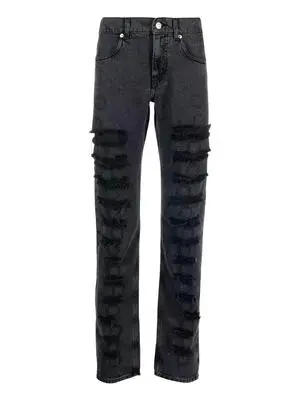 1017 Alyx 9sm Distressed-effect Skinny Jeans - Black