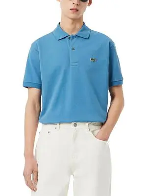 Lacoste Classic Cotton Pique Fashion Polo Shirt - Abyss Blue