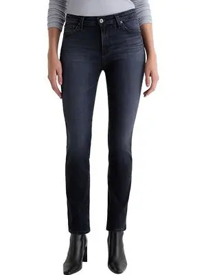 Ag Mari Mid-rise Slim Straight Jeans - Glitch