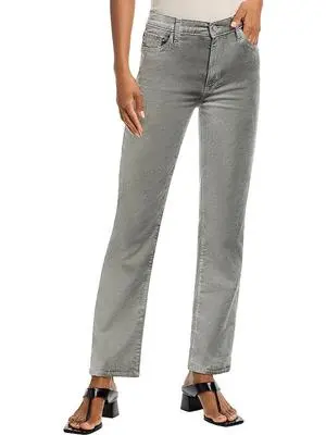 FRAME Le Sleek Straight Jeans - Oyster Velvet