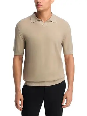 BOSS Camel Immago Short Sleeve Polo Sweater - Beige/ Khaki