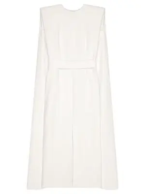 Givenchy Crepe Cady Cape Back Dress - Ivory