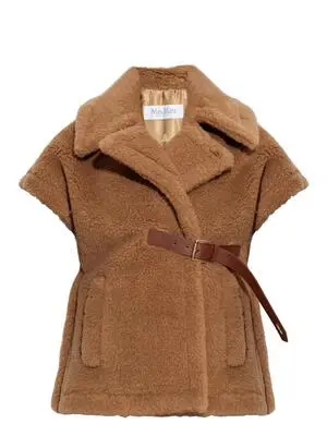 Max Mara Faux Fur Vest - Brown