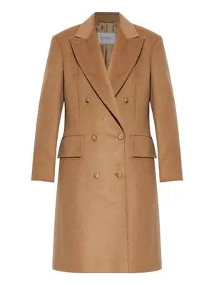 Max Mara Cosa Camel Wool Coat - Beige