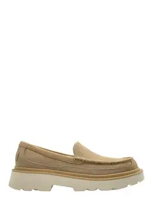UGG Ascot Suede Leather Loafers - Beige
