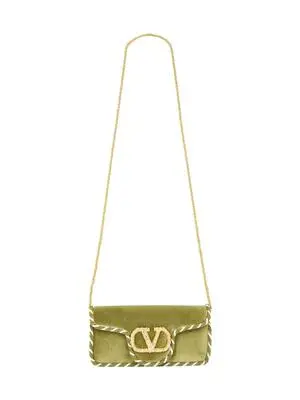 Valentino Garavani Loco Clutch - Cactus Green