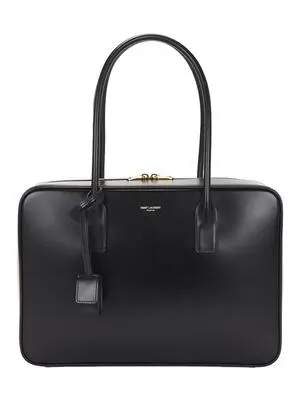 Saint Laurent Slp Bauletto Bag - Nero