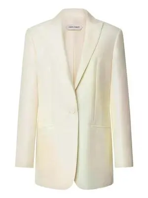 Alberta Ferretti Tailored Lapel Blazer - White