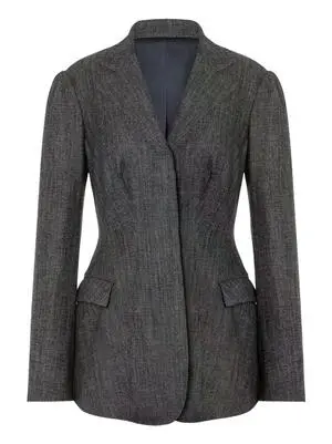 Alberta Ferretti Fitted Blazer - Black
