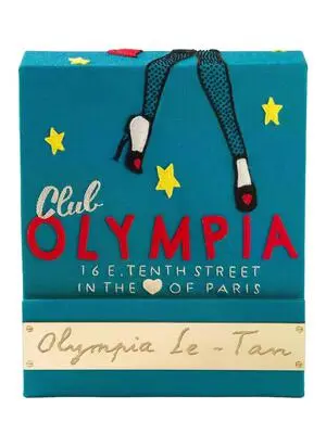 OLYMPIA LE-TAN Olympia Le-Tan Matchbook Clutch Blue