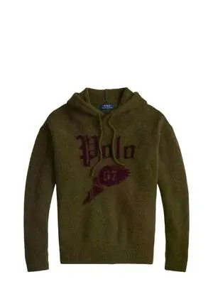Ralph Lauren Logo-embroidered Hoodie - Green
