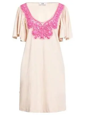 JIJIL Embellished Cotton Mini Dress - Blush