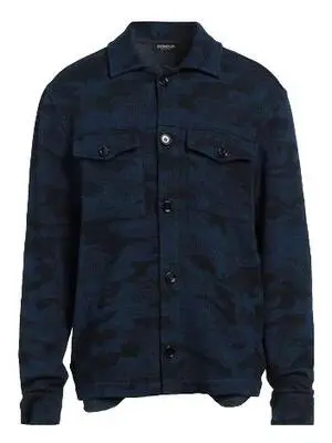 DONDUP Shirt Size Cotton, Polyester, Elastane - Navy