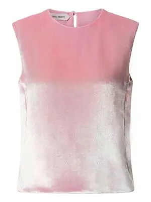 ALBERTA FERRETTI Satin-Effect Sleeveless Top