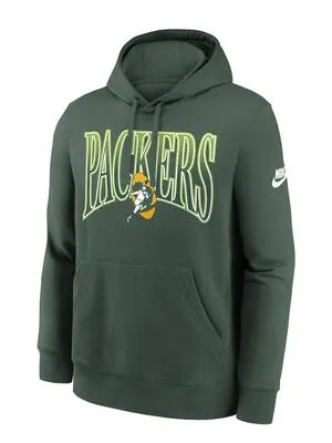 Nike Bay Packers Rewind Club Nfl Pullover Hoodie - Green