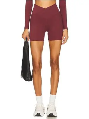 WELLBEING + BEINGWELL Flowwell Callista Crossover 4-inch Shorts - Port Royale